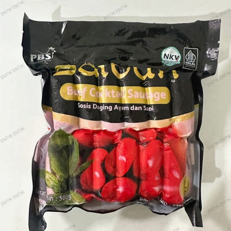 Jual Zaitun Sosis Beef Cocktail 500gr Sausage | Shopee Indonesia