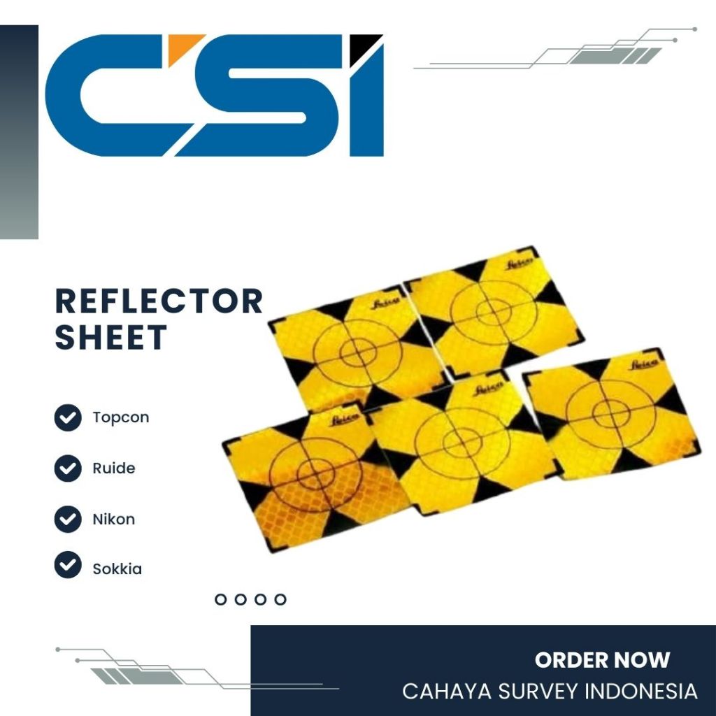 Jual Survey Reflector Sheet 5x5 / Prisma Target Sticker 5x5 | Shopee ...
