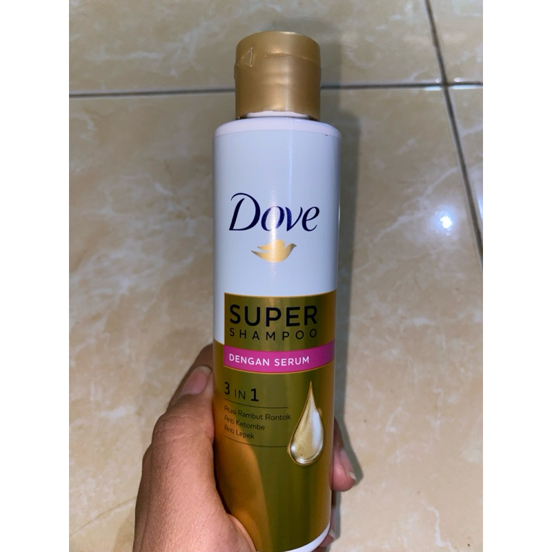 Jual Dove Super Shampoo dengan Serum 3 In 1 125ml | Shopee Indonesia