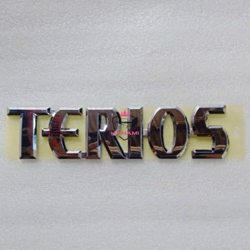 Jual EMBLEM TULISAN DAIHATSU TERIOS 2007-2017 DAN EMBLEM TULISAN ...