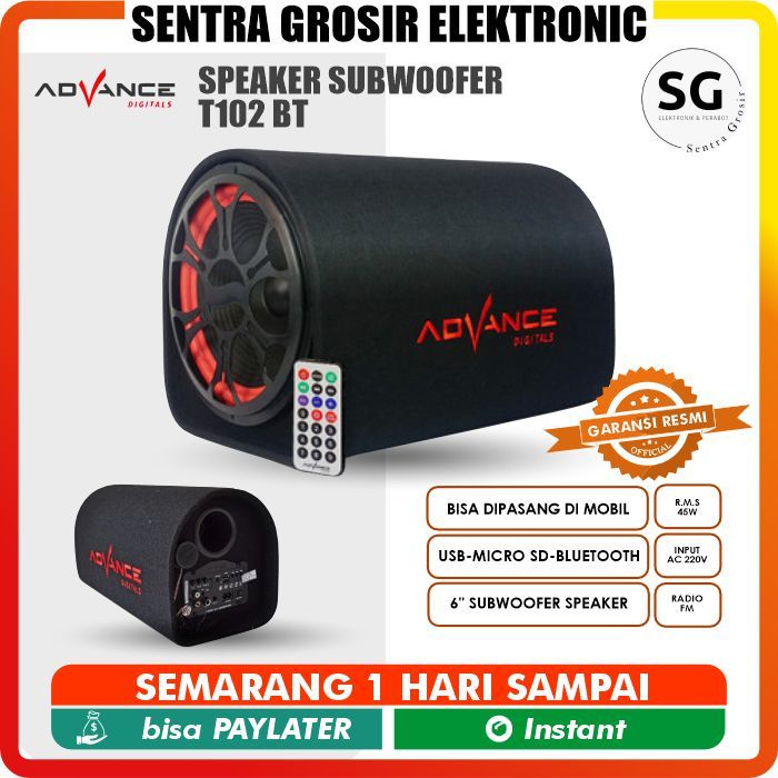 Jual Advance Speaker Subwoofer T102 BT / T-102 T 102 Multimedia with ...