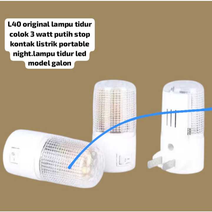 Jual L40 ORIGINAL LAMPU TIDUR COLOK 3W LED 4 TITIK LAMPU COLOK LED ...