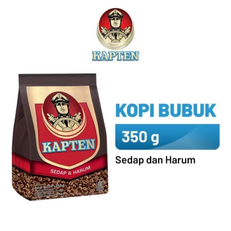 Jual KOPI KAPTEN 350 GR ( 1 DUS/ 9 PACK) | Shopee Indonesia