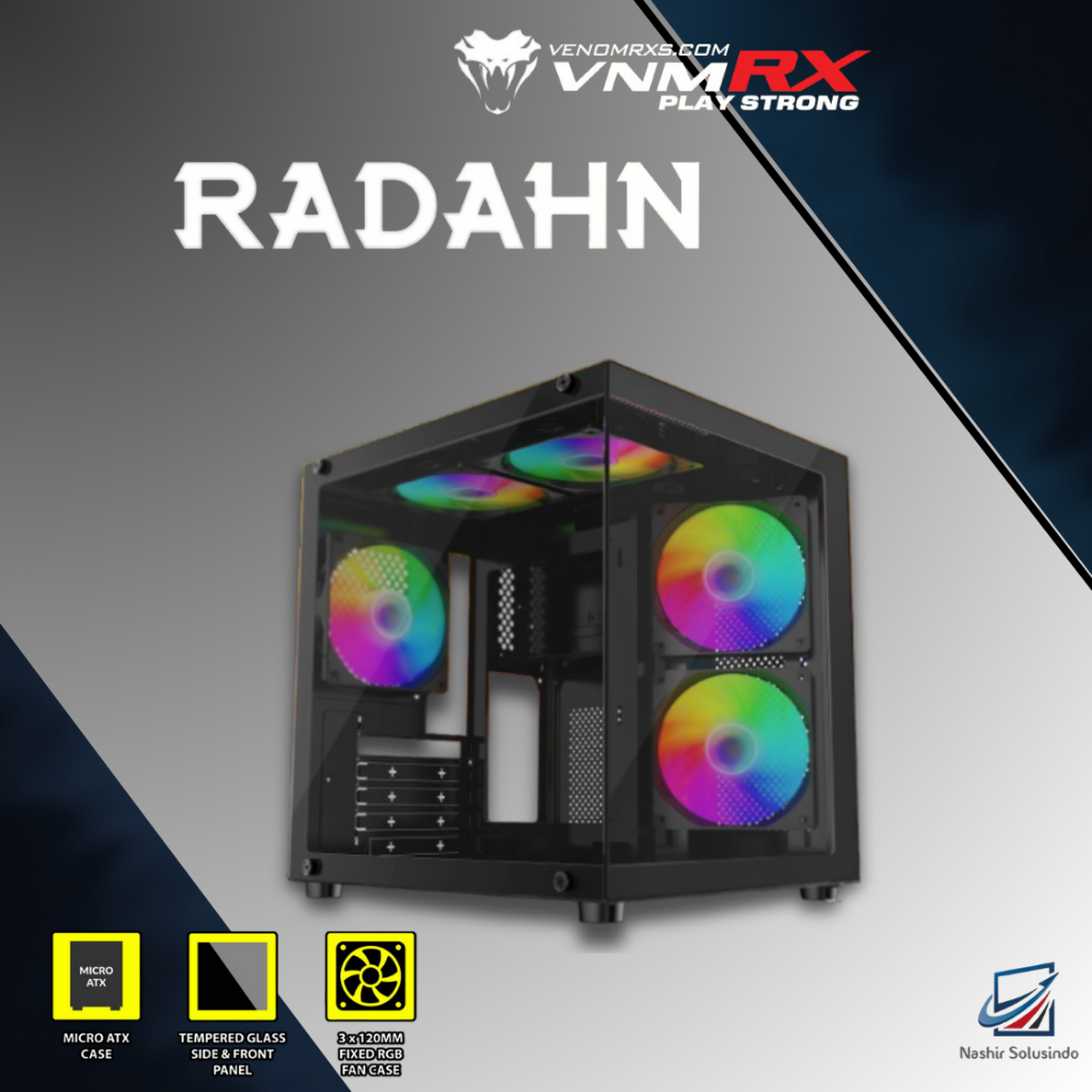 Jual Case Venom RX RADAHN Compact Perfect View Gaming Case | Shopee ...