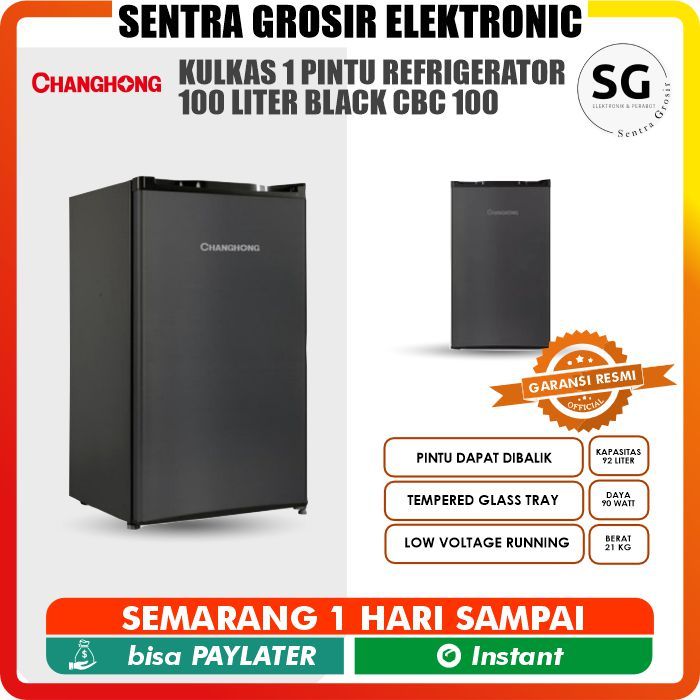 Jual Changhong Kulkas 1 pintu Refrigerator Lemari Es Kapasitas 100 ...