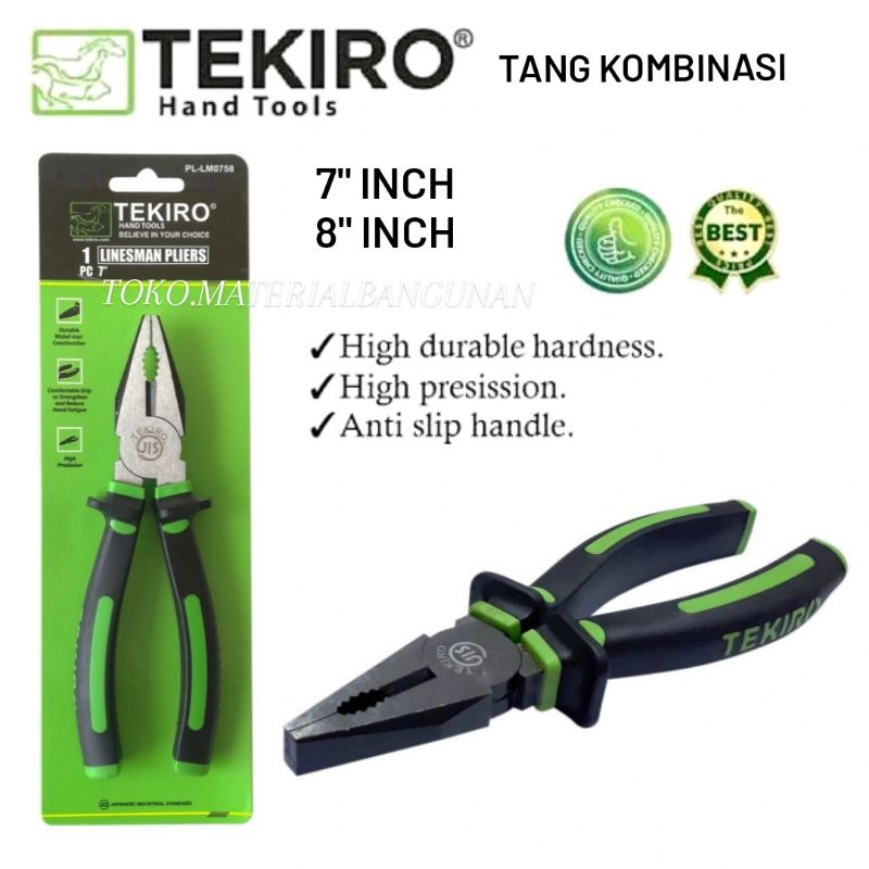 Jual TANG TEKIRO KOMBINASI 7" inch 8" inch ORIGINAL ASLI 100% | Shopee ...