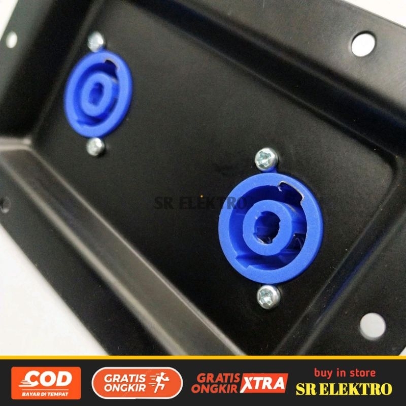 Jual Jual Panel spikon BESI 2pin Plat Spicon Datar kualitas Tebal warna ...