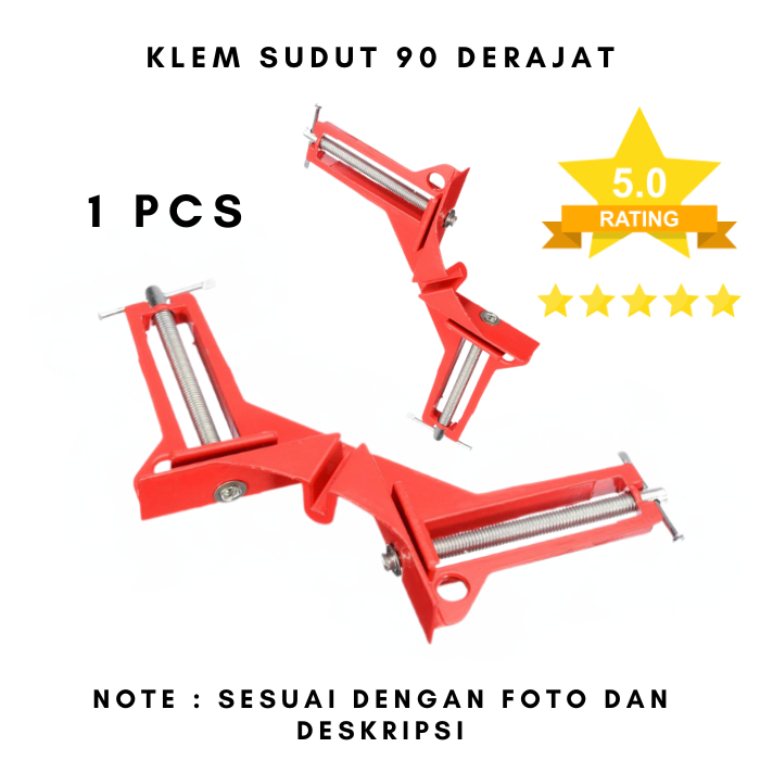 Jual Klem sudut siku kayu Corner clamp sudut siku besi 90 derajat ...