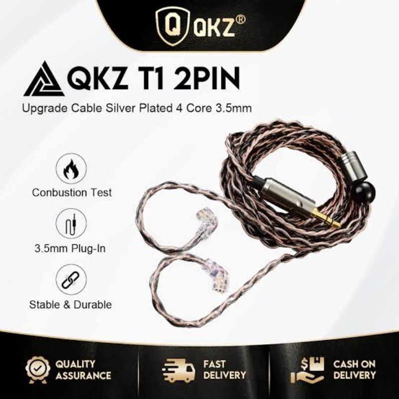 Jual QKZ T1 Kabel Upgrade 200 Cores 8 Strand FOR KZ QKZ TRN | Shopee Indonesia
