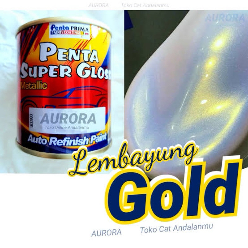 Jual Cat Penta Super Gloss 5461-10078 NC PEARL LUMINA GOLD MET 200ml ...