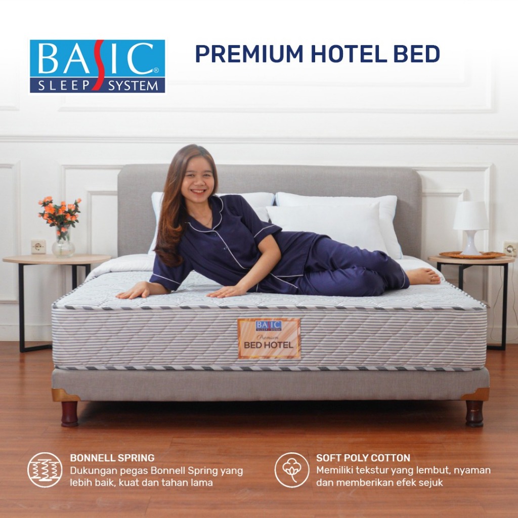 Jual BASIC Springbed Kasur Premium Hotel Bed - Mattress Only / Kasur ...
