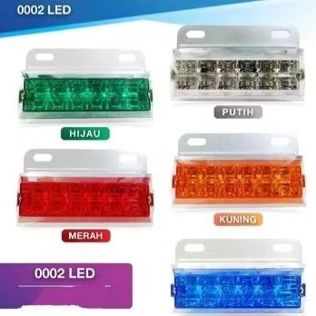 Jual CPU-0002 Lampu Sen/Sein Kotak LED Bak/Box Samping/Side Lamp Truck/Truk 24V Universal Dny91 ...