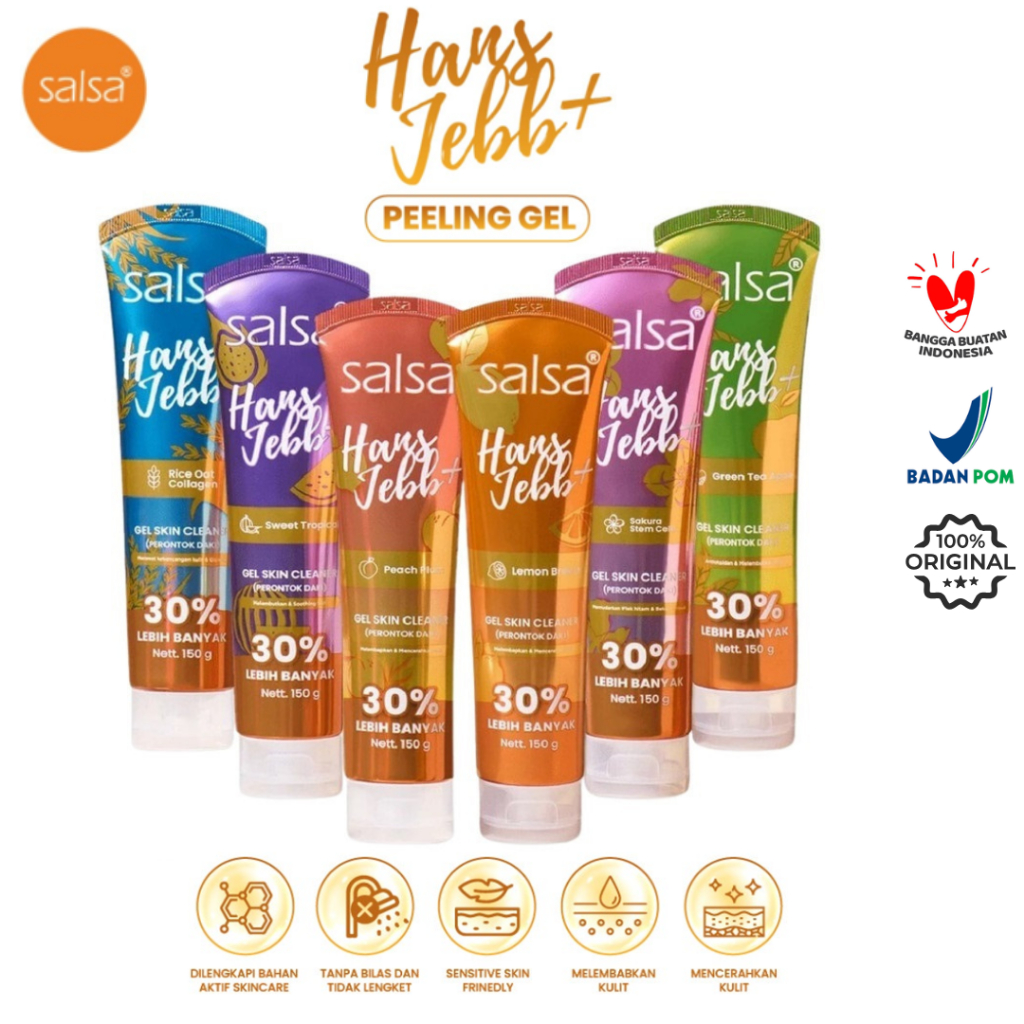 Jual SALSA Hans Jebb + Peeling Gel - Isi Lebih Banyak 30% - Gel Skin ...