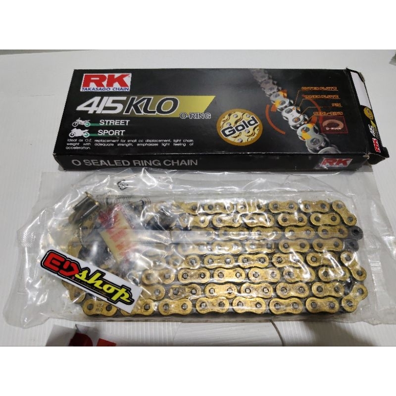 Jual rantai RK 415 KLO ORING panjang 130L SLIM TIPIS RACING CBR 150 NINJA SATRIA GSX CB150 MX ...