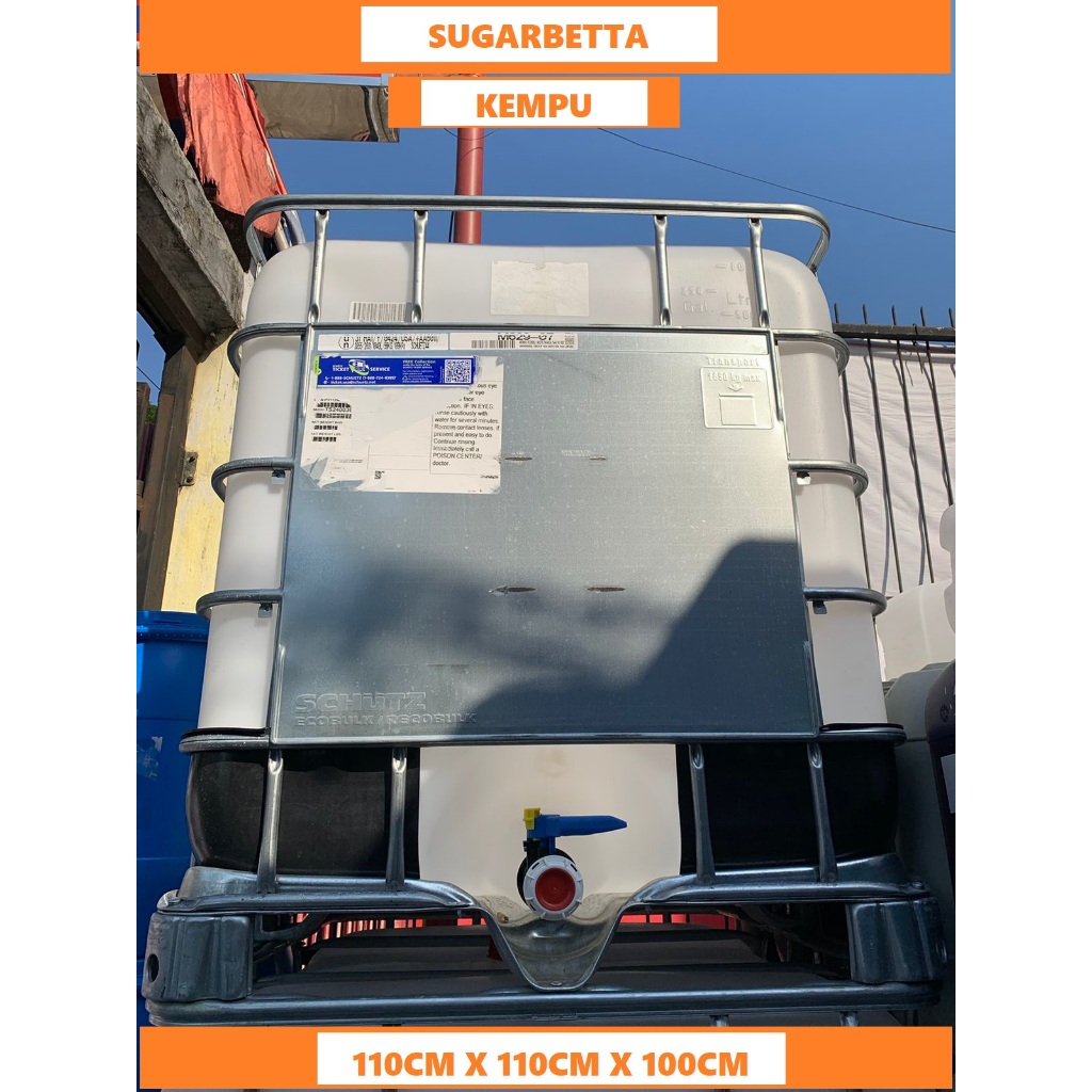 Jual ibc tank 1000 liter/tandon/kempu/bak air/penampungan air | Shopee ...