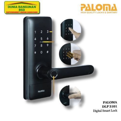 Jual PALOMA DLP 3101 Digital Smart Lock Home Kunci Pintu Door Handle ...