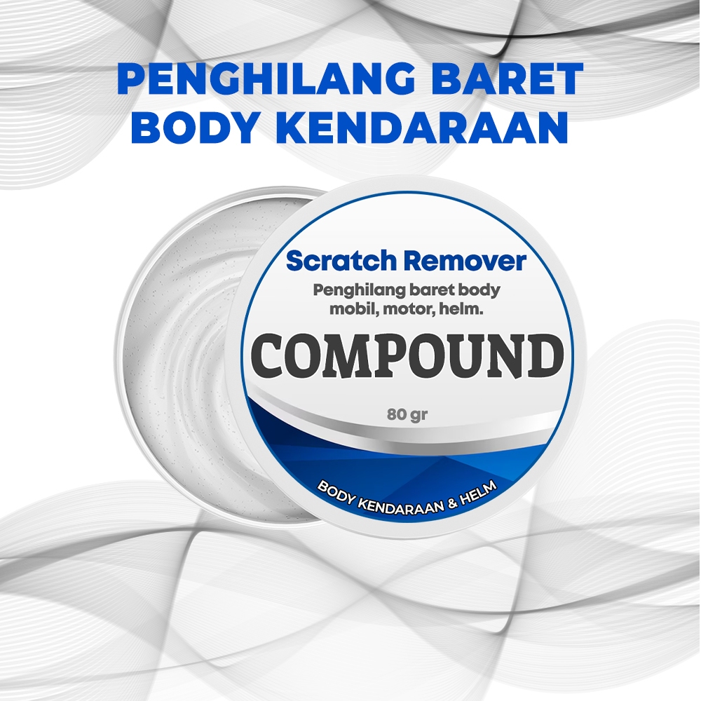 Jual K003 - 80gr White Rubbing Compound / Kompon Putih / Perawatan Body ...