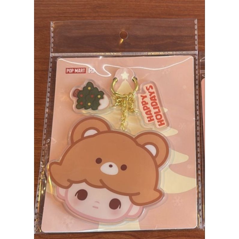 Jual Popmart - popbean christmas series small mirror keychain (DIMOO ...
