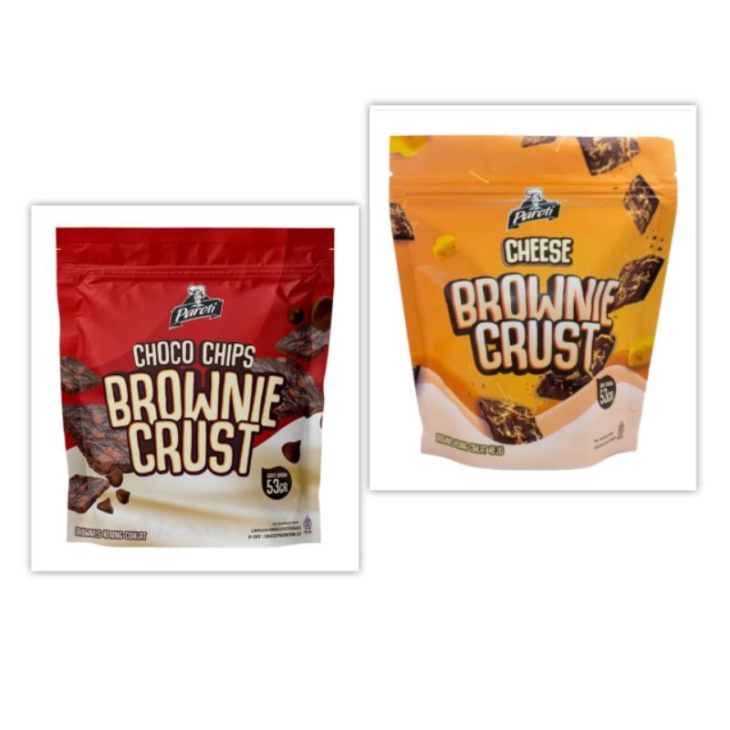 Jual Paroti Brownie Crust Chocochips Cheese 53 gr Snack Biskuit Cemilan ...