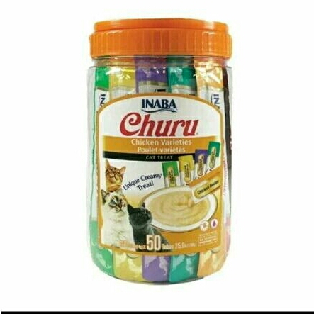 Jual Snack kucing Inaba Churu Chicken Varieties isi 50 pcs | Shopee Indonesia