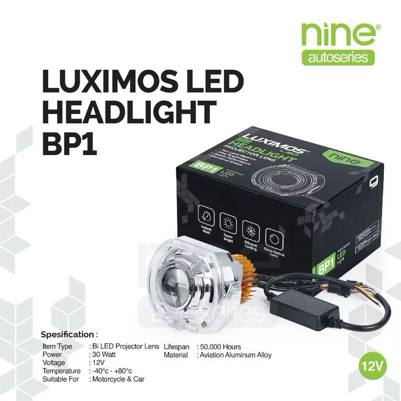 Jual LUXIMOS Lampu Projie Laser 30 W Cut Off Devil Eye Rgb Shroud BP1 ...
