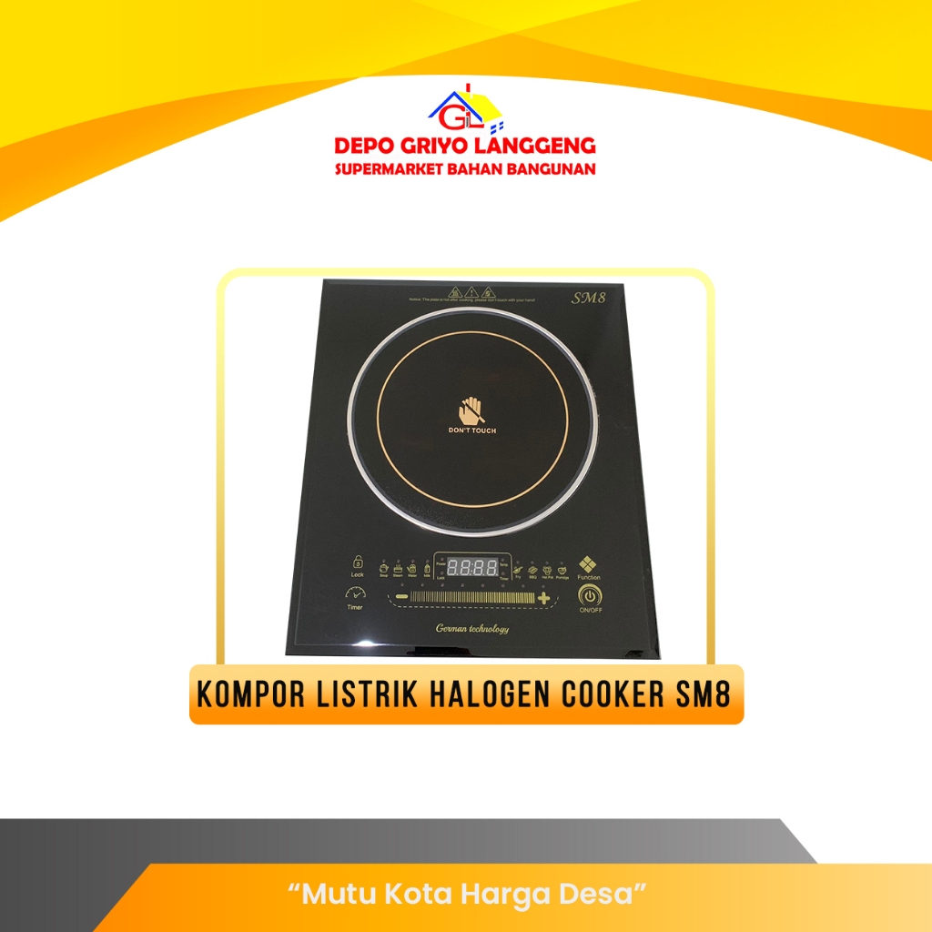 Jual HALOGEN COOKER SM8 / KOMPOR LISTRIK | Shopee Indonesia