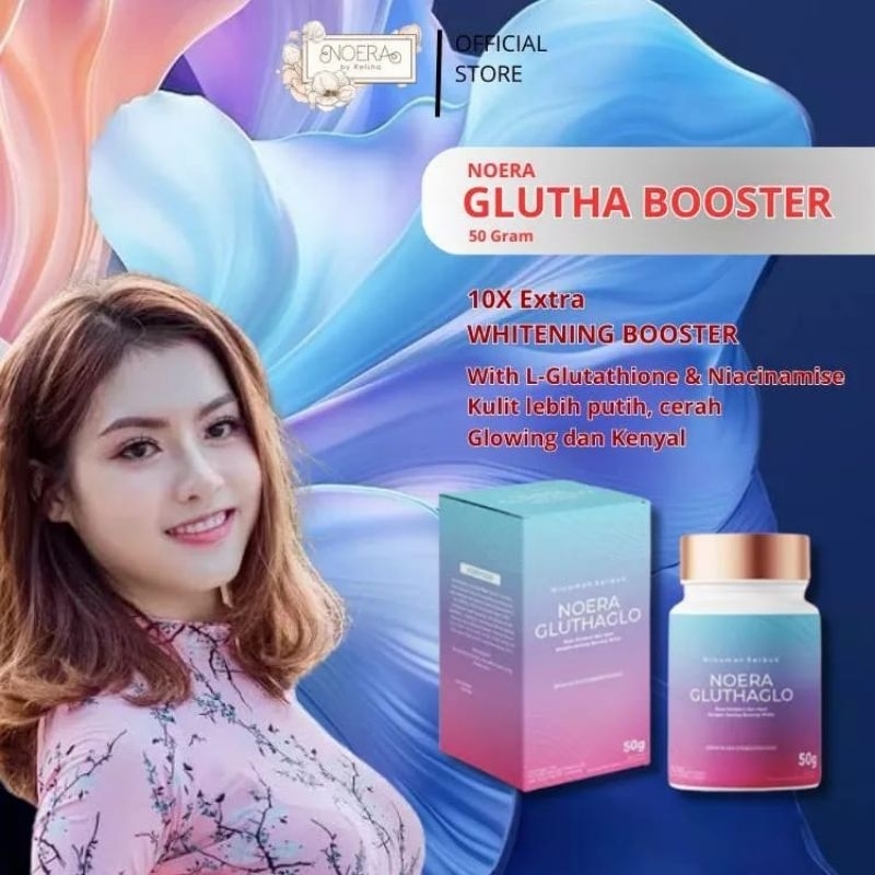 Jual Noera Glutha Booster 10x Extra Whitening Powder Glutathione ...