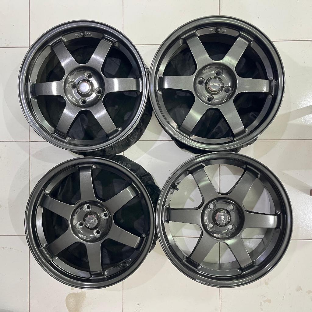 Jual Velg SSW S202 R17x7 PCD 4x100 ET38 ( Repaint Gun Metal ) | Shopee Indonesia