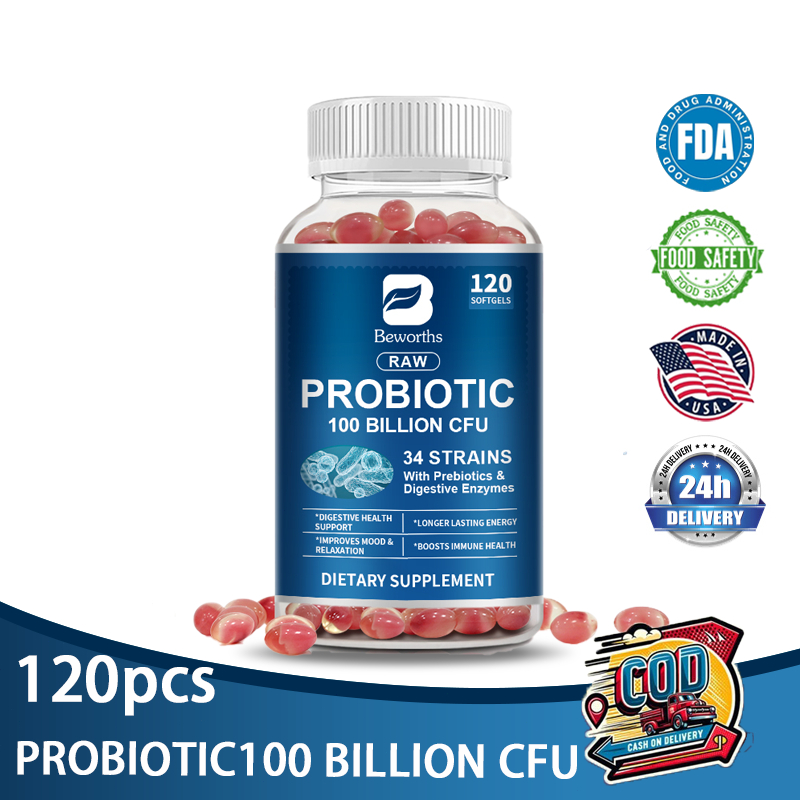 Jual Beworths Probiotics Kapsul Probiotik dengan 100 Miliar CFU dengan ...