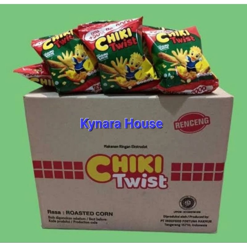 Jual Chiki Snack Twist Roasted Corn 22,5gr (1 Dus isi 6 Renceng ...