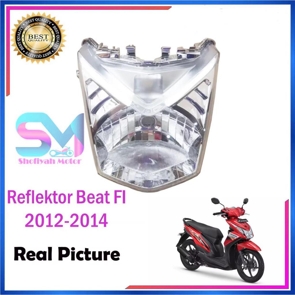 Jual reflektor beat fi headlamp lampu depan utama honda 2012 - 2015 ...
