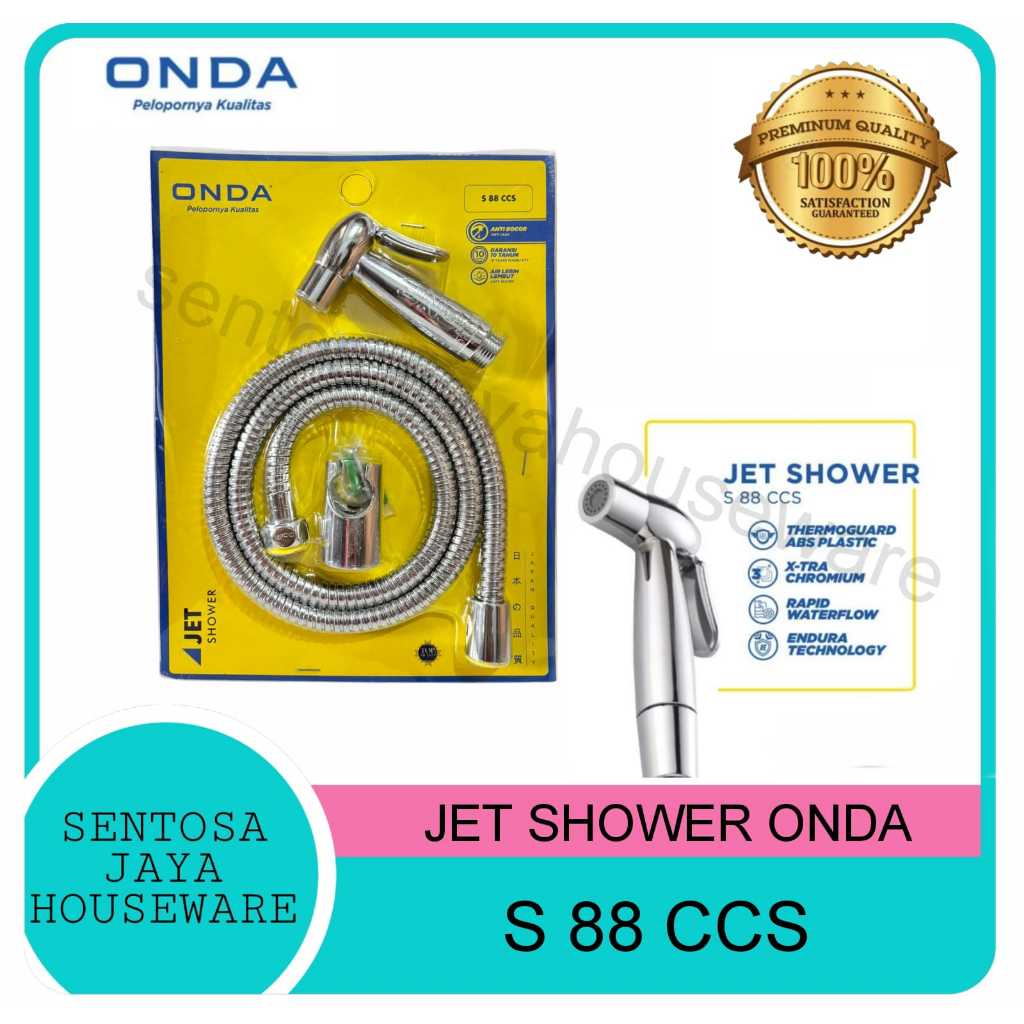 Jual JET SHOWER ONDA S88CCS / SHOWER CEBOK ONDA / BIDET SHOWER TOILET ...