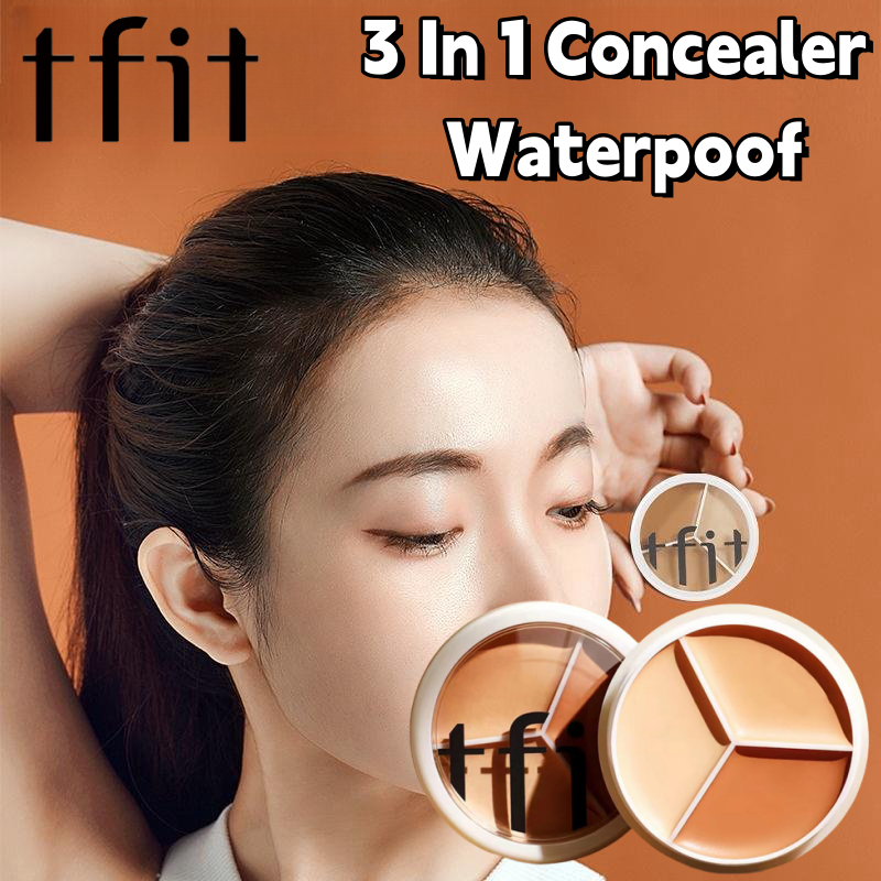Jual 【COD ORI】TFIT 3in1 Concealer Korea Color Corrector Coverage ...