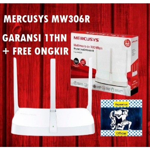 Jual Mercusys MW306R 300 Mbps Multi-Mode Wireless N Router | Shopee ...