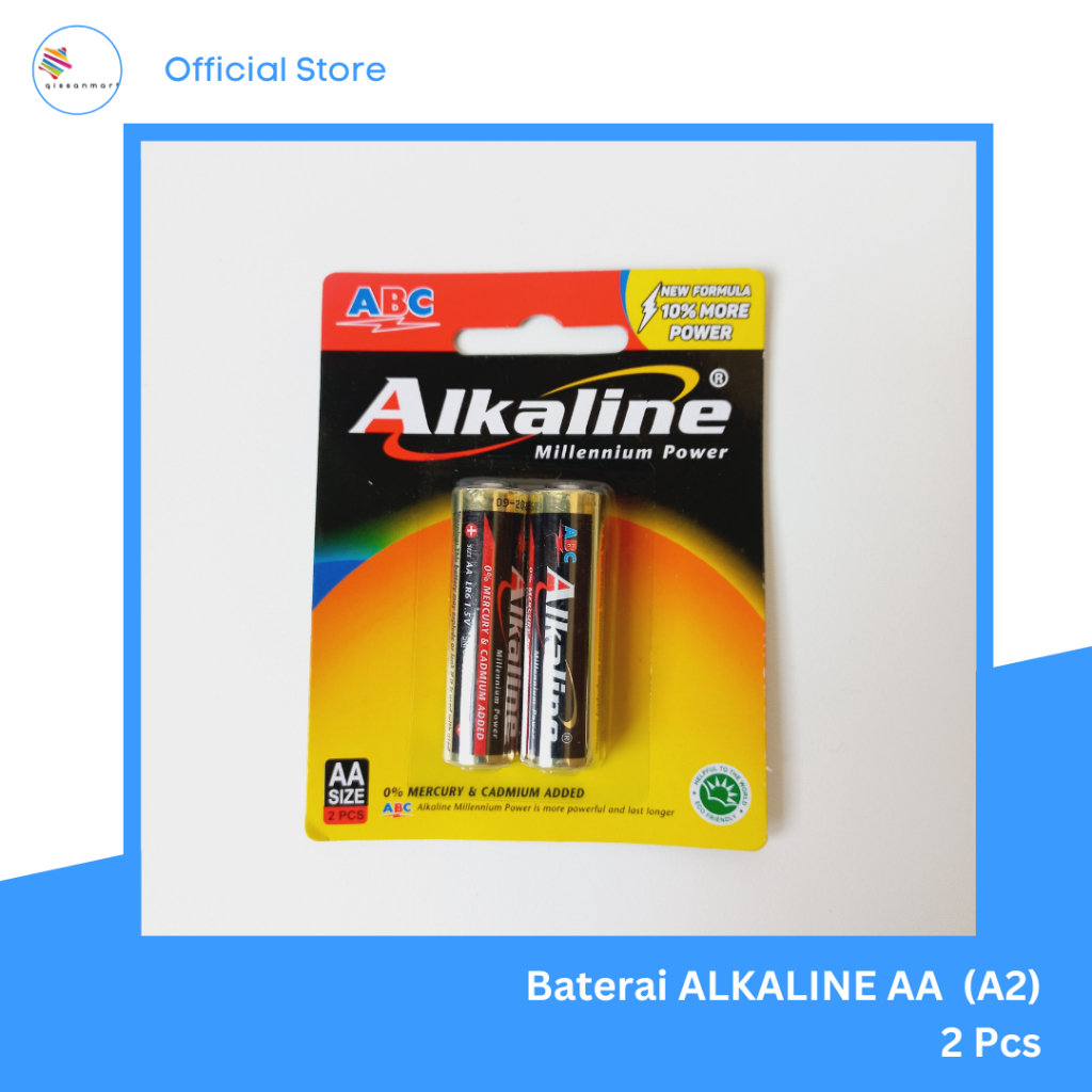 Jual Battery Baterai ABC Alkaline Power AA A2 1.5V Original - Baterai ...