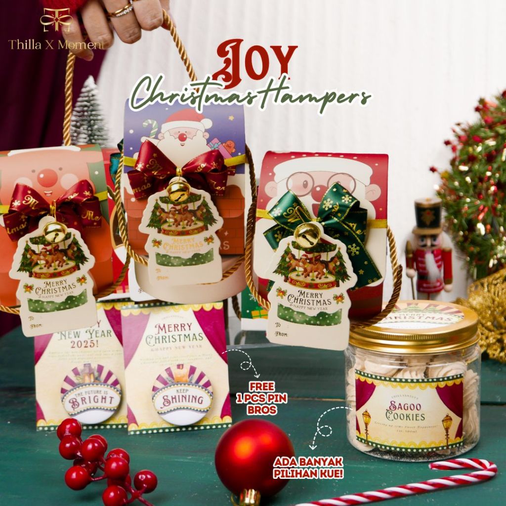 Jual [JOY REGULER] HAMPERS NATAL 2024 KADO NATAL MERRY CHRISTMAS GIFT ...