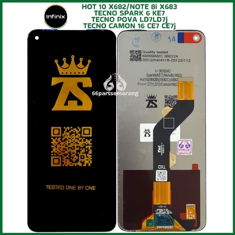 Jual Lcd Touchscreen Infinix Hot 10 / Note 8i / Tecno Spark 6 / Tecno ...