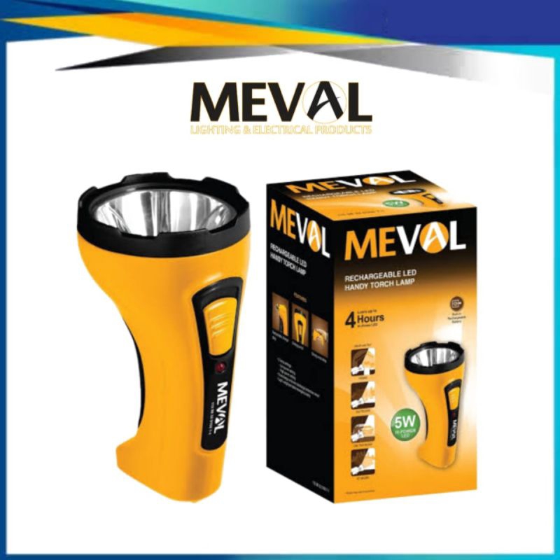 Jual Senter LED genggam Meval 5 watt | Shopee Indonesia