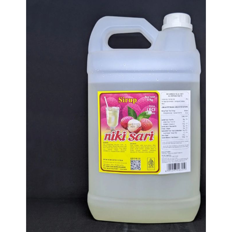 Jual Sirup Nikisari Jerigen 6 kg Asli Murah Sesegar Buah | Shopee Indonesia