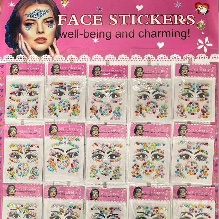 Jual stiker mute wajah / sticker wajah / stiker tempel | Shopee Indonesia