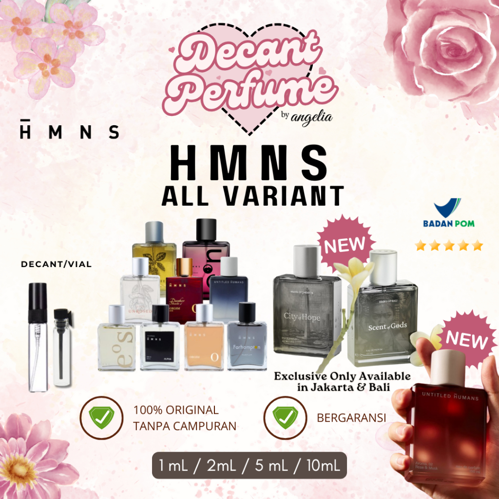 Jual [ DECANT/SHARE ] HMNS ALL VARIANT EDP | Size 1mL, 2mL, 5mL ...
