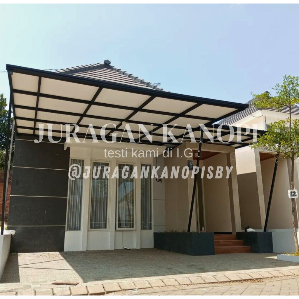 Jual Kanopi plafon grc atap alderon double layer | Shopee Indonesia