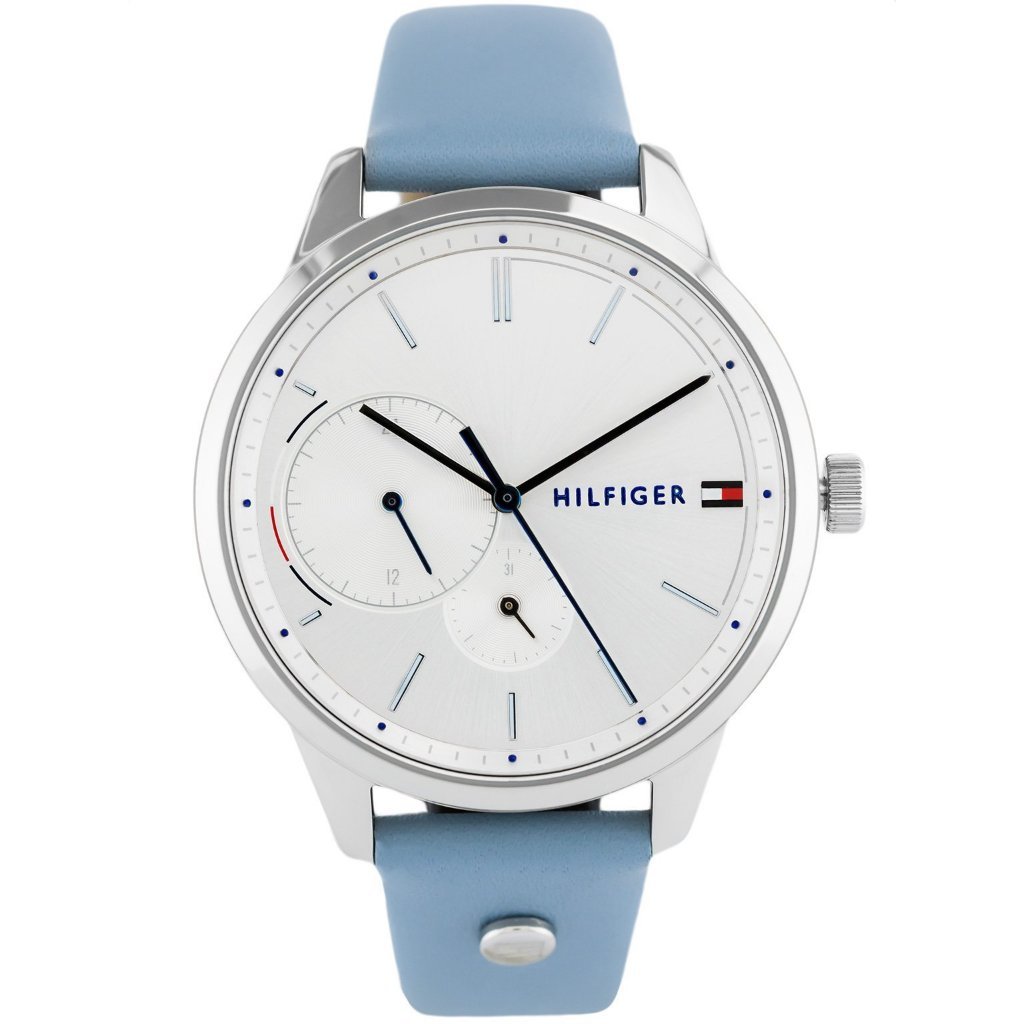 Jual (BIG SALE) Tommy Hilfiger Brooke Blue Silver 1782023 | Shopee ...