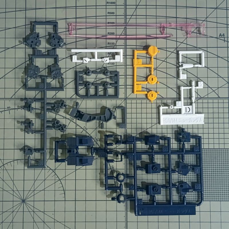 Jual BANDAI RG 1/144 REAL GRADE GUNPLA RX-93/ NU V GUNDAM PART PARTS ...