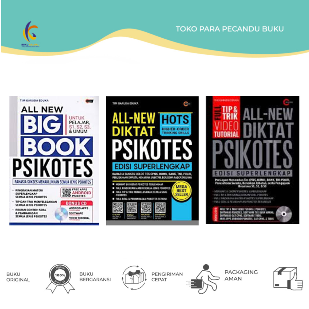 Jual Buku Psikotes - All New Big Book Psikotes - All New Diktat ... Jual Buku Psikotes - All New Big Book Psikotes - All New Diktat ...