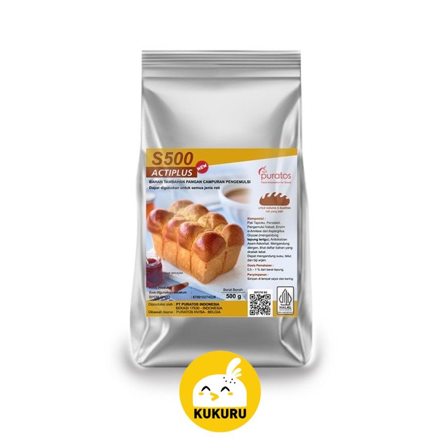 Jual S-500 ACTIPLUS PURATOS BREAD IMPROVER / PENGEMULSI PENGEMBANG ROTI ...