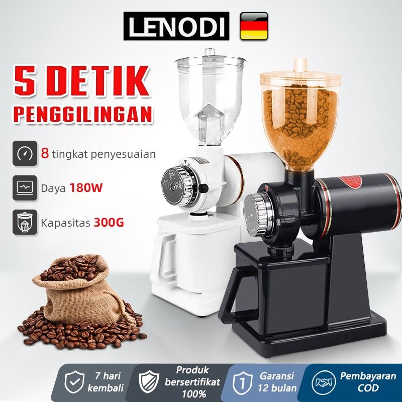 Jual LENODI One Two Cups 600N Alat Penggiling Kopi Electric Coffee ...