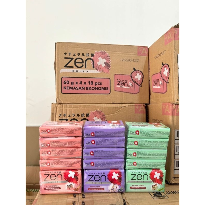 Jual Zen Sabun Batang isi 4 pcs per pack | Shopee Indonesia