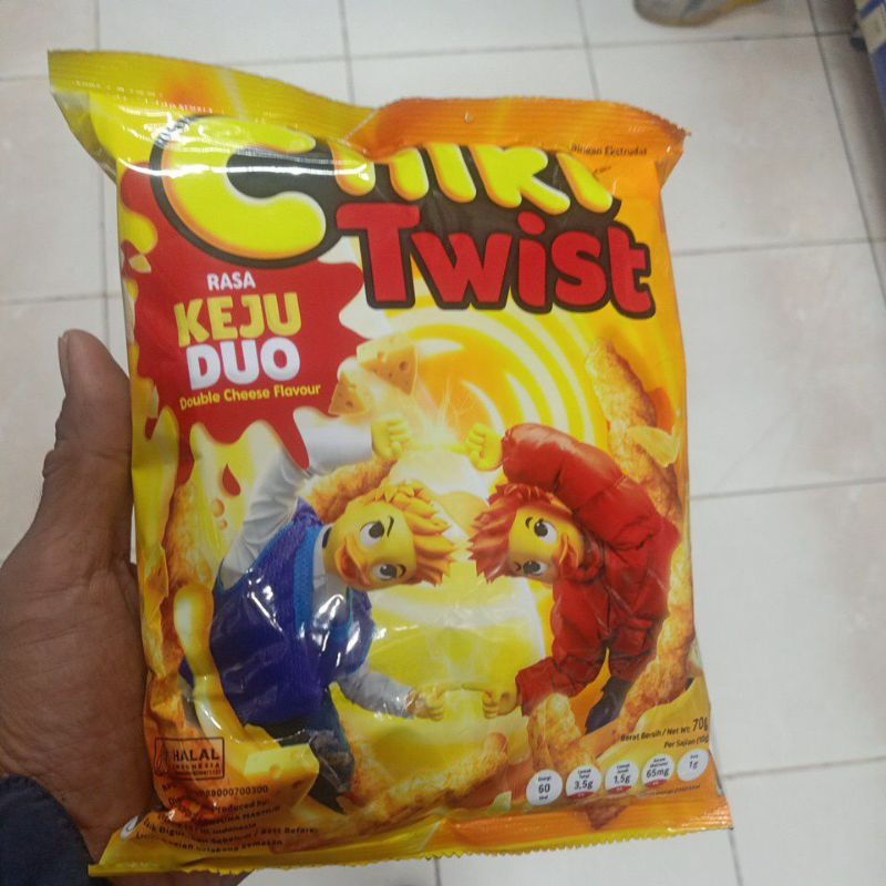 Jual Chiki Twist Rasa Keju Duo | Double Cheese Flavor 70 gr | Shopee ...