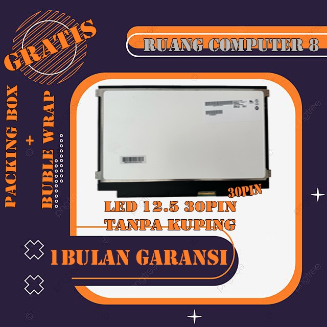 Jual LCD LED LAYAR Lenovo Thinkpad X240 X250 X260 X280 12.5 inch 30 pin ...